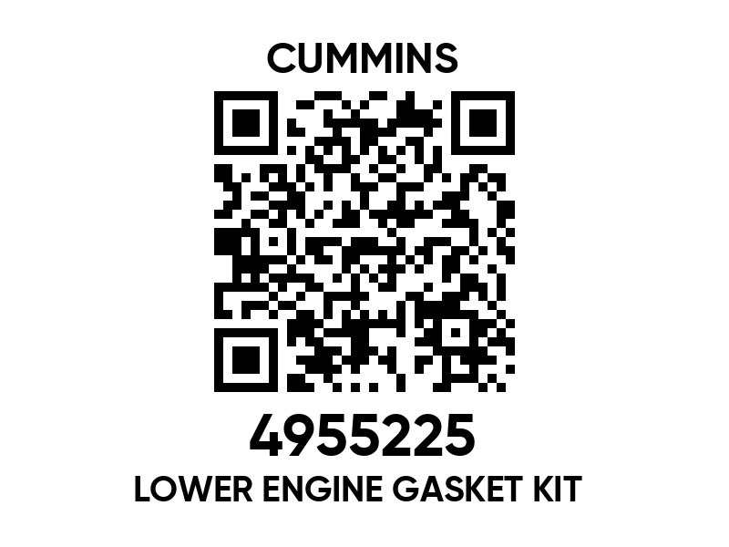 4955225 Lower engine gasket kit - Cummins spare part | 777parts.com