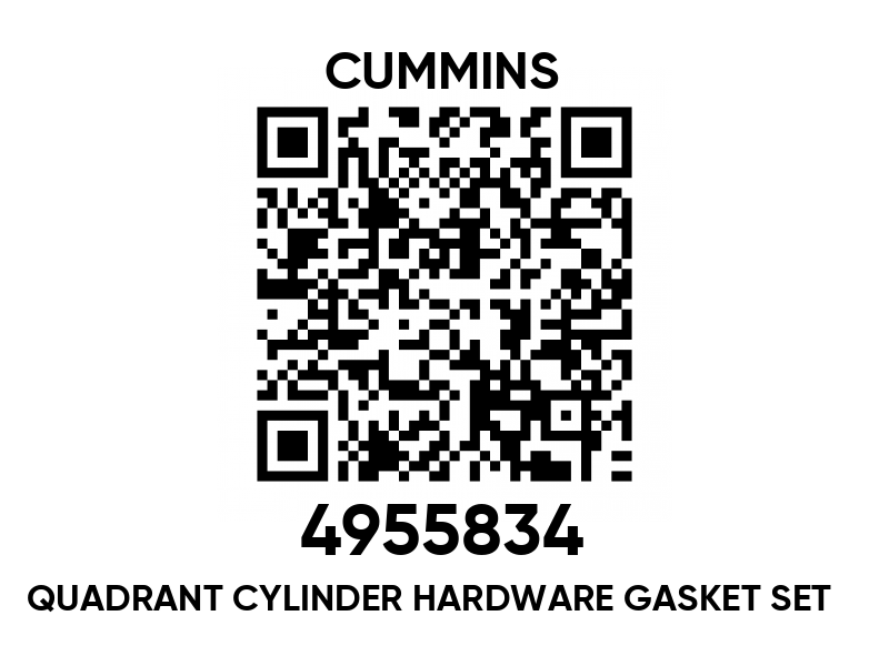 4955834 Quadrant cylinder hardware gasket set - Cummins spare part ...