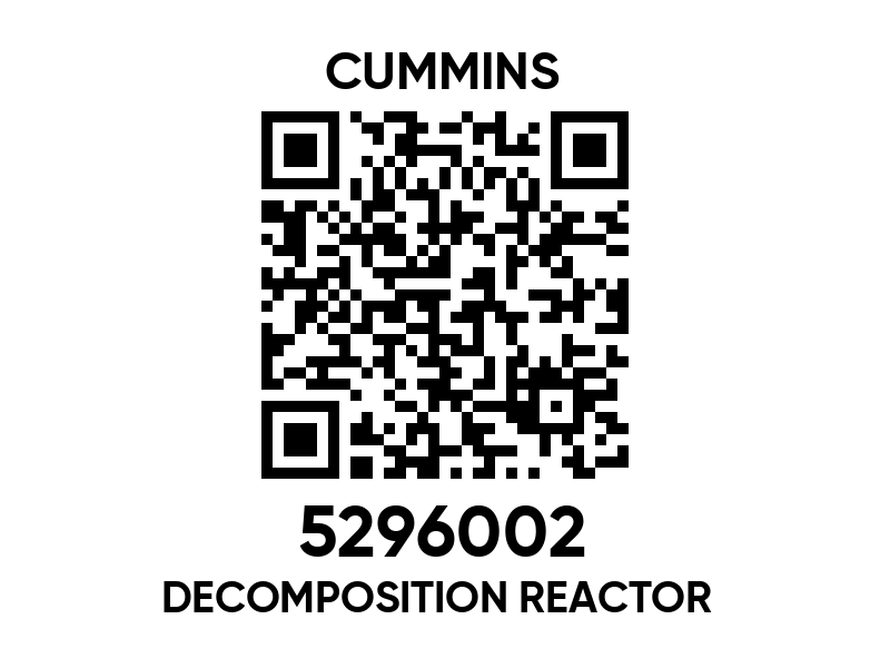 5296002 Decomposition reactor - Cummins spare part | 777parts.com