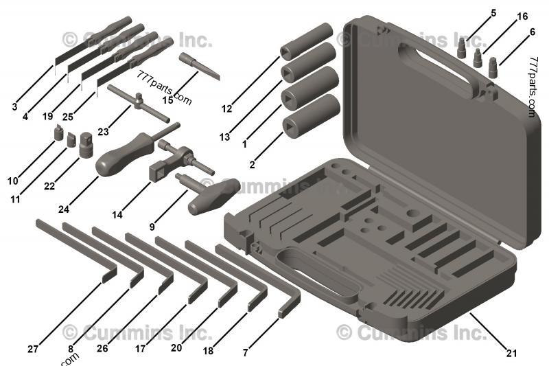 5298979 Overhead setting kit - Cummins spare part | 777parts.com