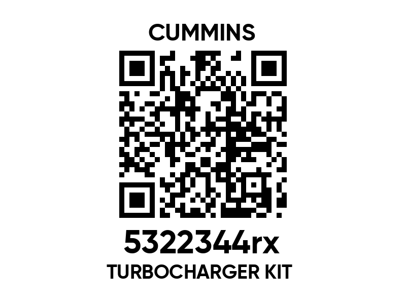 5322344rx Turbocharger kit - Cummins spare part | 777parts.com