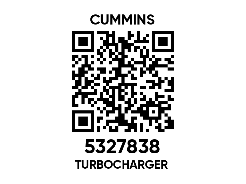 5327838 Turbocharger - Cummins spare part | 777parts.com