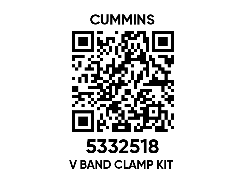 5332518 V band clamp kit - Cummins spare part | 777parts.com