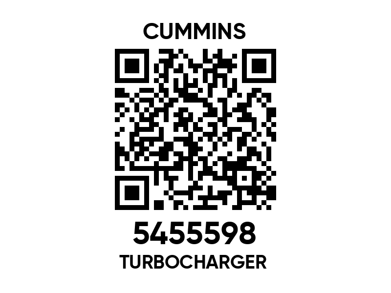 5455598 Turbocharger - Cummins spare part | 777parts.com