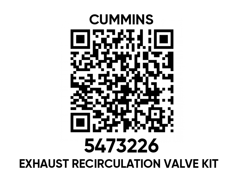 5473226 Exhaust recirculation valve kit - Cummins spare part | 777parts.com
