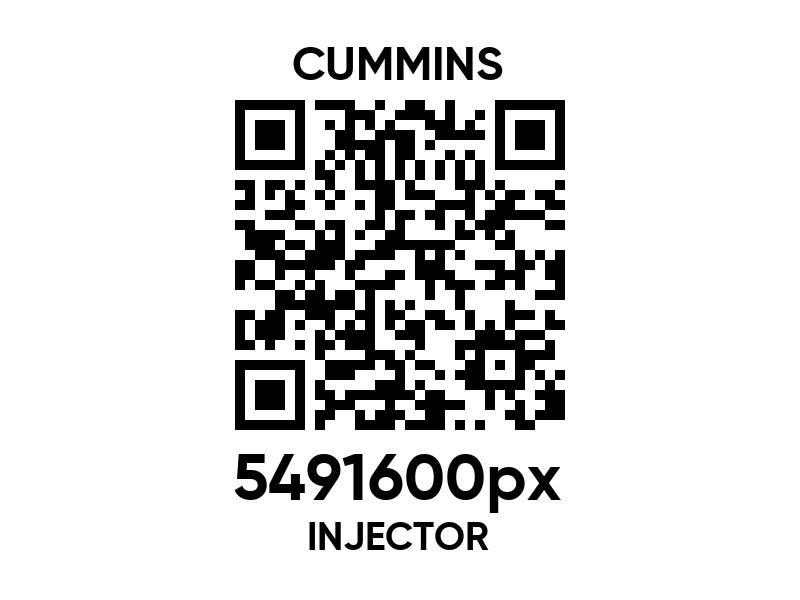5491600px Injector - Cummins spare part | 777parts.com