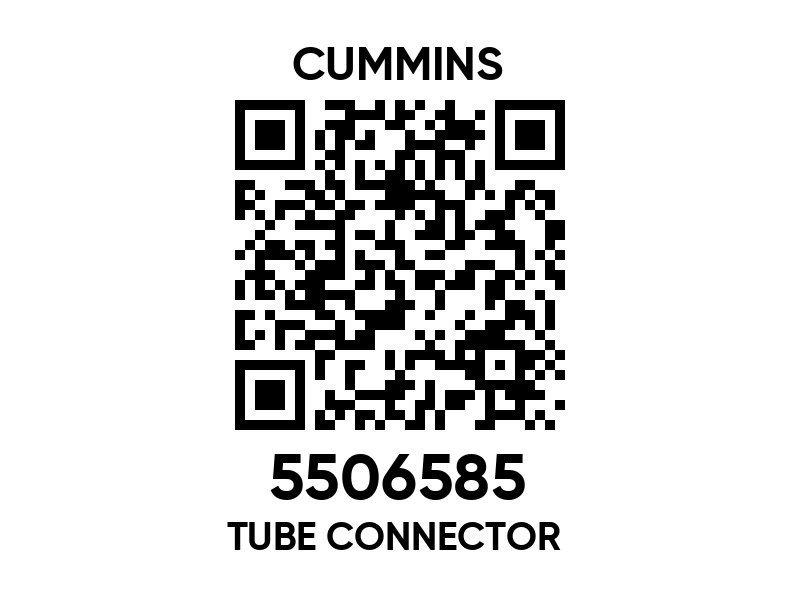 5506585 Tube connector - Cummins spare part | 777parts.com