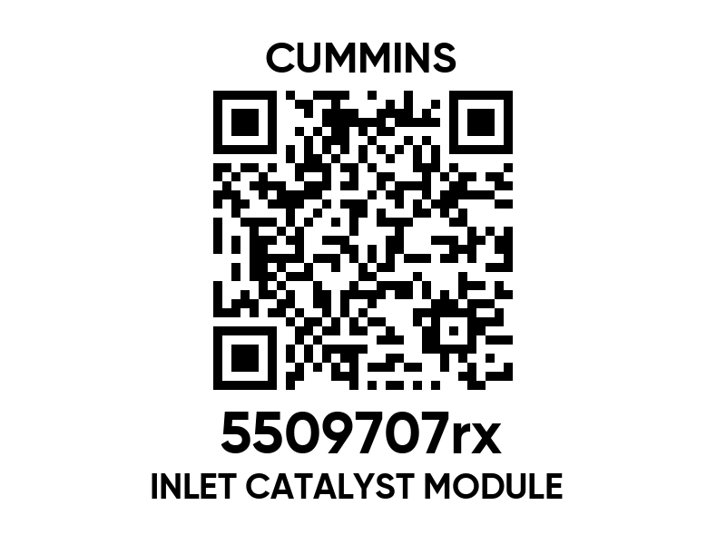 5509707rx Inlet catalyst module - Cummins spare part | 777parts.com