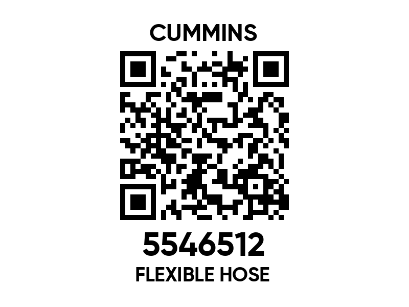 5546512 Flexible hose - Cummins spare part | 777parts.com