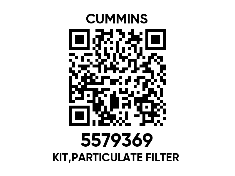 5579369 Kit,particulate filter - Cummins spare part | 777parts.com