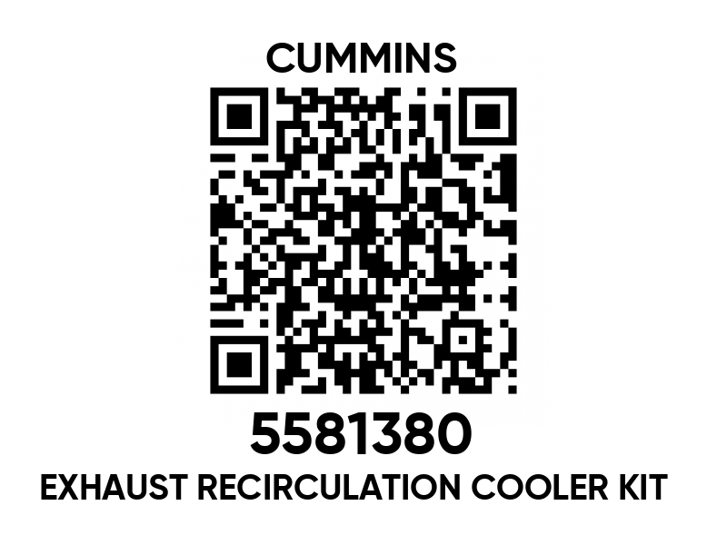 5581380 Exhaust recirculation cooler kit - Cummins spare part ...