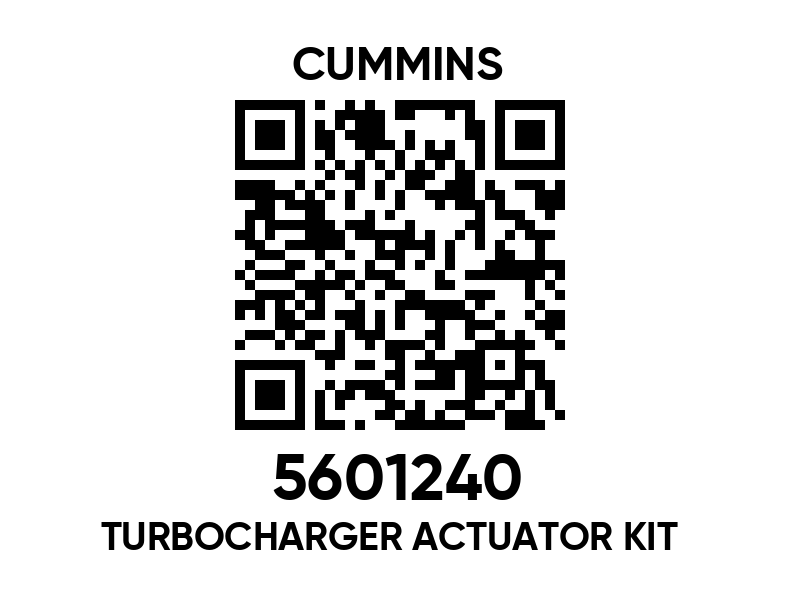 5601240 Turbocharger actuator kit - Cummins spare part | 777parts.com
