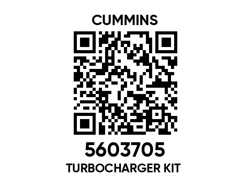 5603705 Turbocharger kit - Cummins spare part | 777parts.com