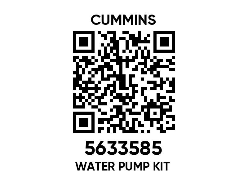 5633585 Water pump kit - Cummins spare part | 777parts.com