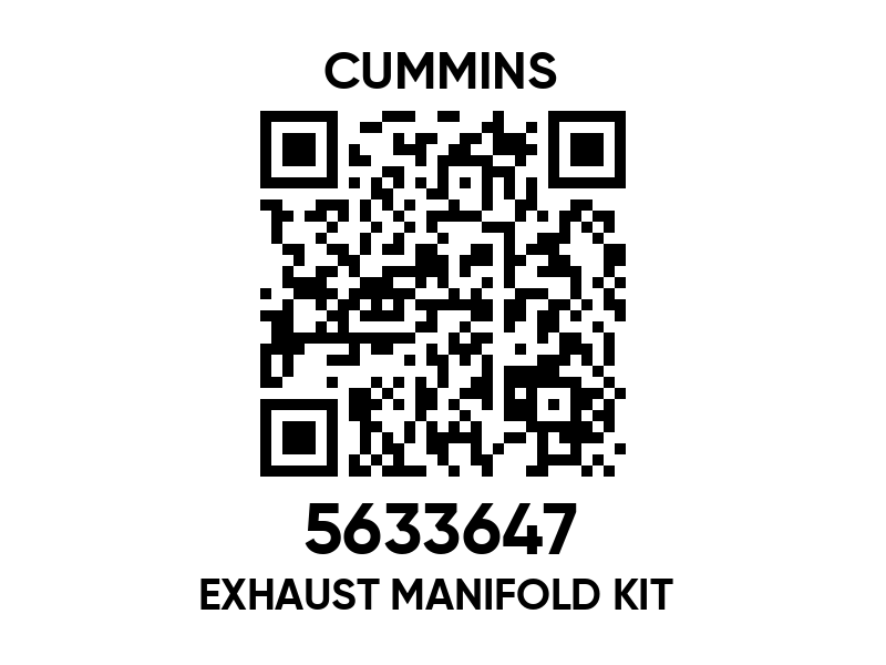 5633647 Exhaust manifold kit - Cummins spare part | 777parts.com