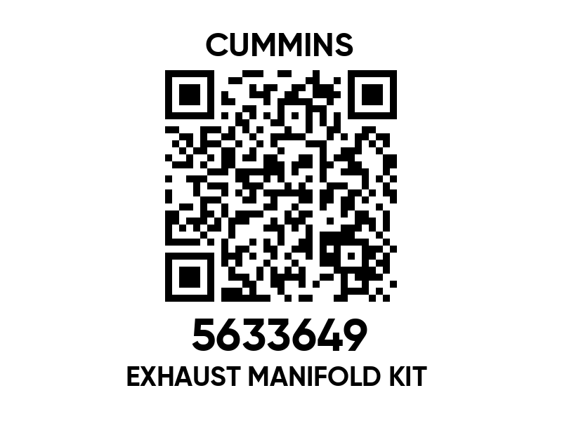5633649 Exhaust manifold kit - Cummins spare part | 777parts.com