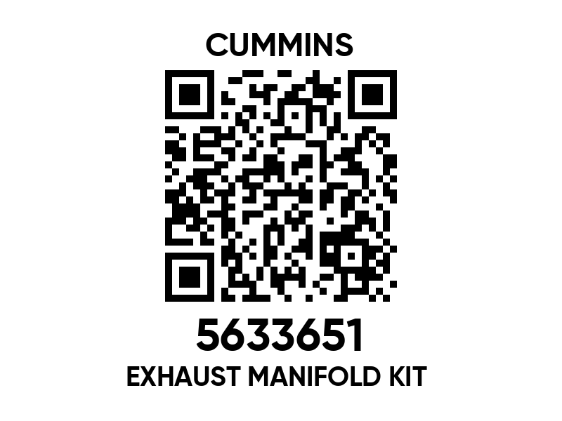 5633651 Exhaust manifold kit - Cummins spare part | 777parts.com