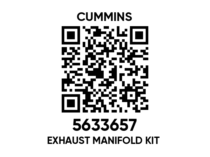 5633657 Exhaust manifold kit - Cummins spare part | 777parts.com