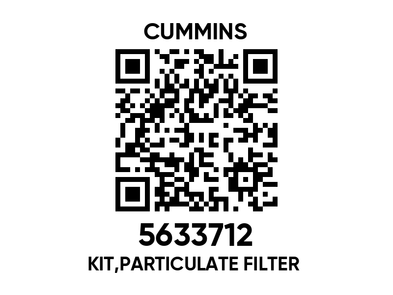 5633712 Kit,particulate filter - Cummins spare part | 777parts.com