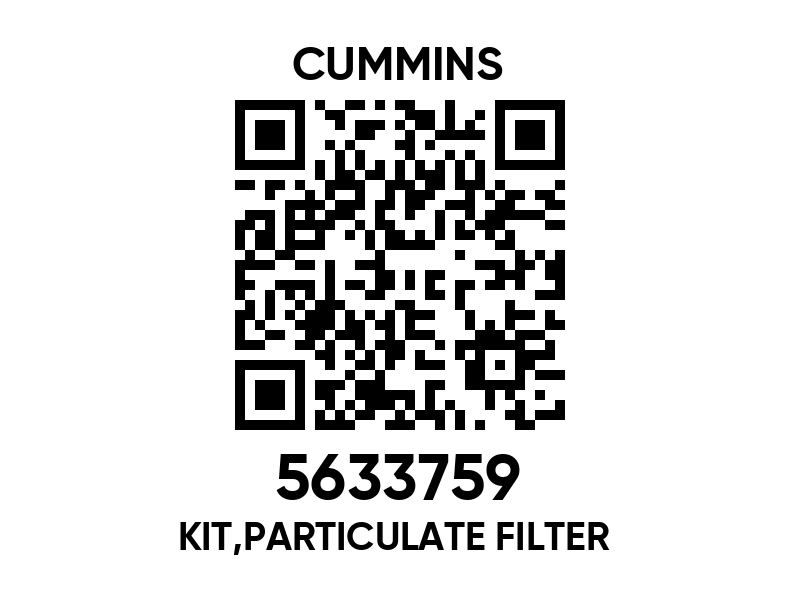 4354146 Particulate filter element - Cummins spare part | 777parts.com