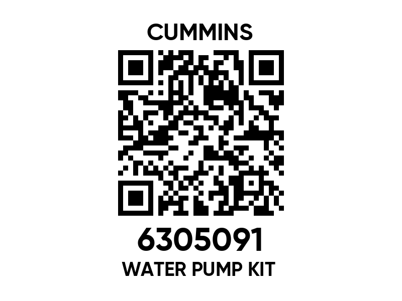 6305091 Water pump kit - Cummins spare part | 777parts.com