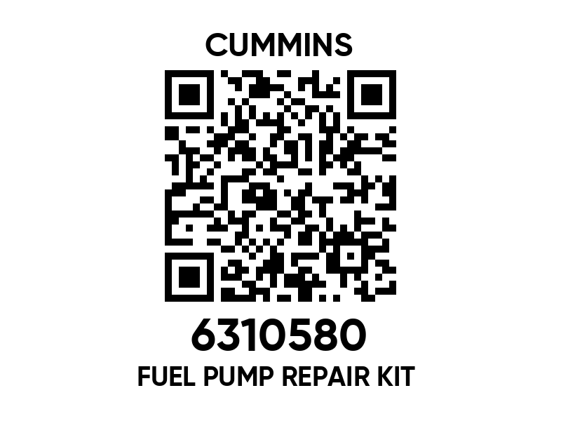 6310580 Fuel pump repair kit - Cummins spare part | 777parts.com