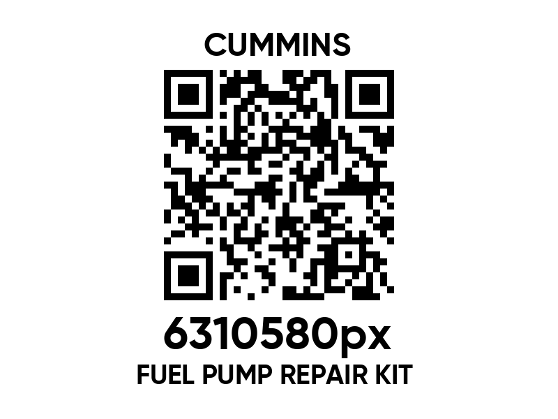 6310580px Fuel pump repair kit - Cummins spare part | 777parts.com