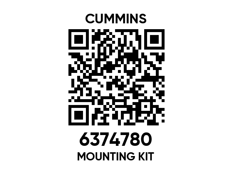 6374780 Mounting kit - Cummins spare part | 777parts.com
