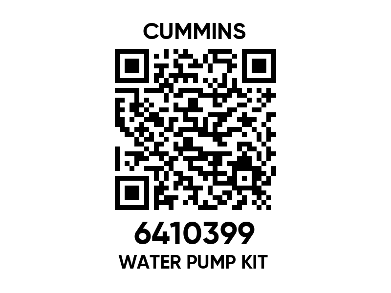 6410399 Water pump kit - Cummins spare part | 777parts.com
