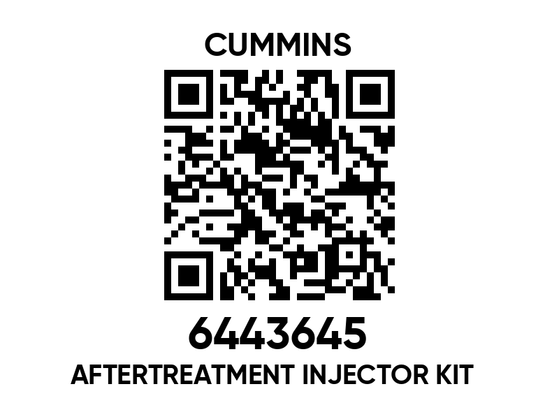 6443645 Aftertreatment injector kit - Cummins spare part | 777parts.com