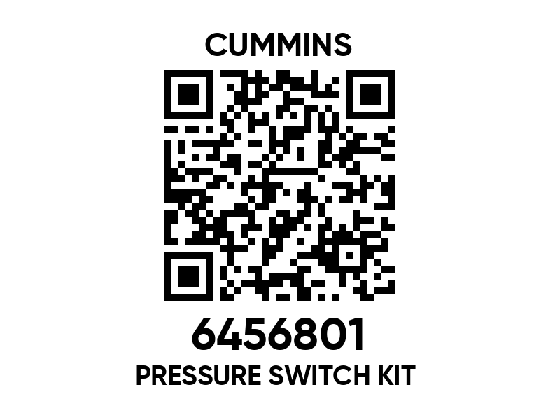 6456801 Pressure switch kit - Cummins spare part | 777parts.com