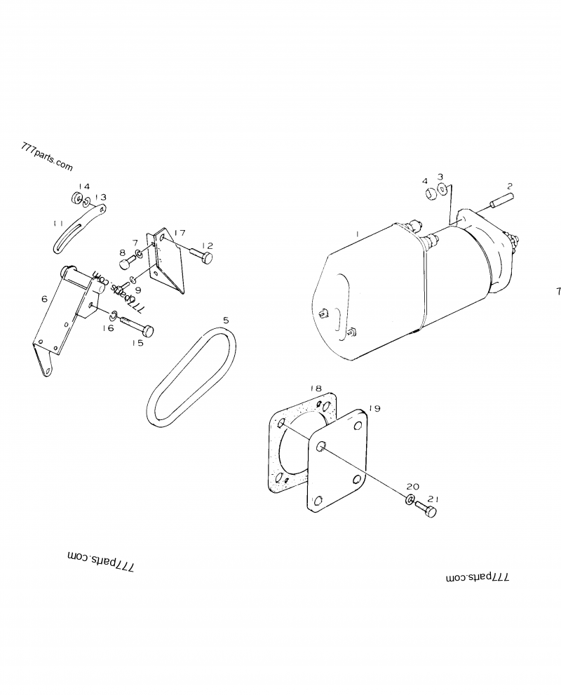 65.26201-7058A STARTER(DAC) - 65262017058a - Doosan spare part ...