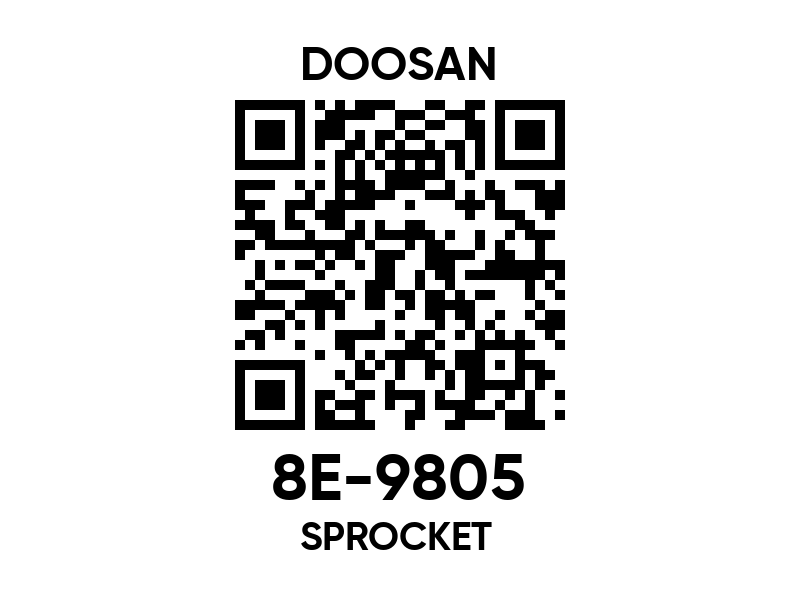 8E-9805 SPROCKET - 8e9805 - Doosan spare part | 777parts.com