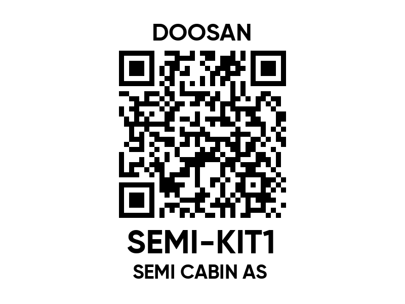SEMI-KIT1 SEMI CABIN AS - semikit1 - Doosan spare part | 777parts.com