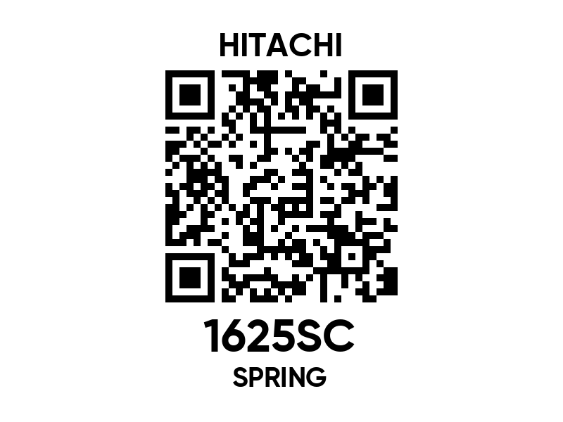 1625SC SPRING - Hitachi spare part | 777parts.com