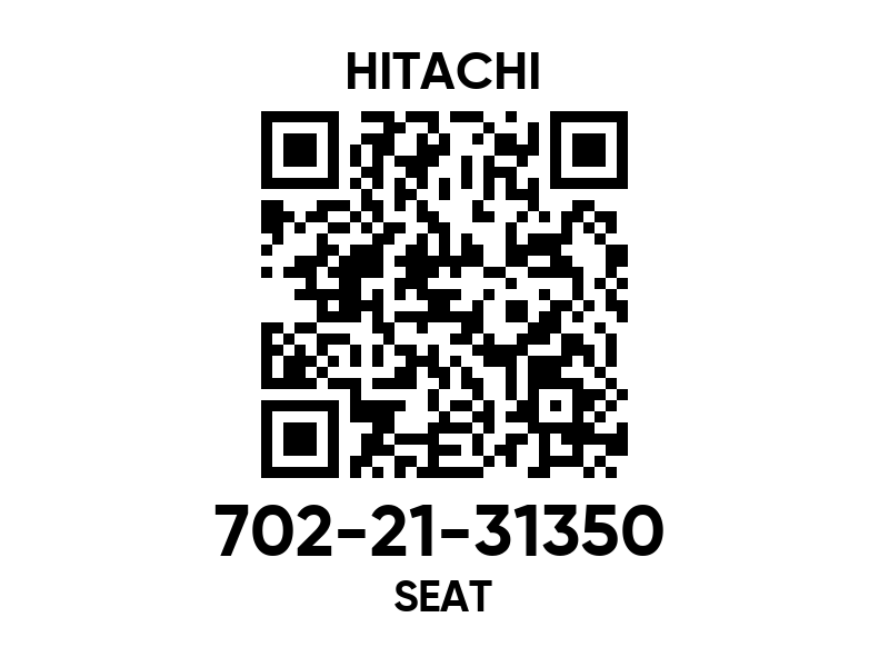 702-21-31350 SEAT - 7022131350 - Hitachi spare part | 777parts.com