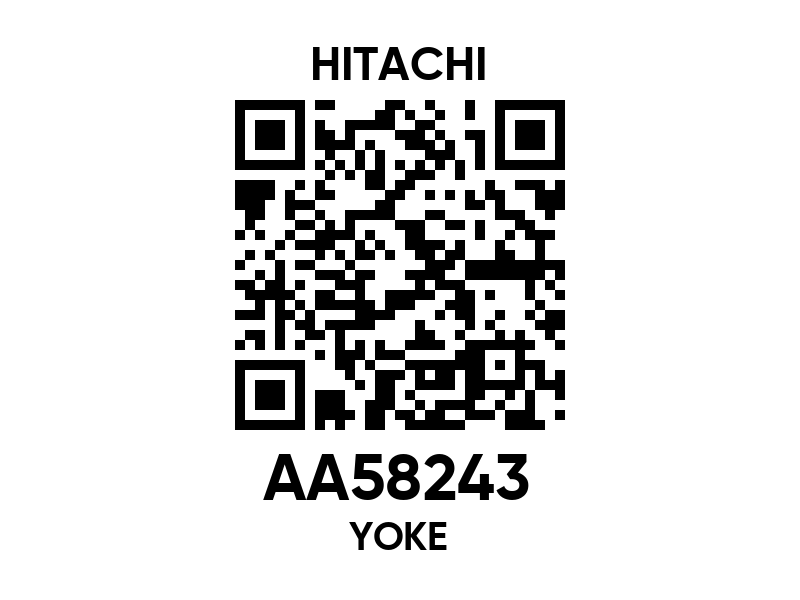 AA58243 YOKE - Hitachi spare part | 777parts.com