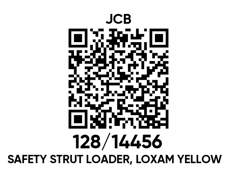 128/14456 SAFETY STRUT loader, loxam yellow - 12814456 - JCB spare part ...