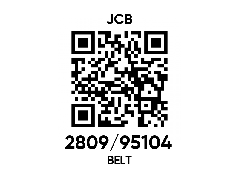 2809/95104 Belt - 280995104 - JCB spare part | 777parts.com