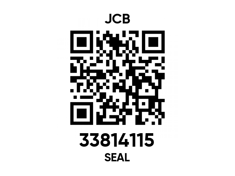 33814115 Seal - JCB spare part | 777parts.com