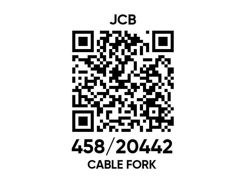 458/20442 CABLE FORK - 45820442 - JCB spare part | 777parts.com