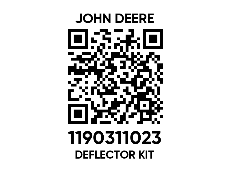 1190311023 Deflector Kit - John Deere spare part | 777parts.com