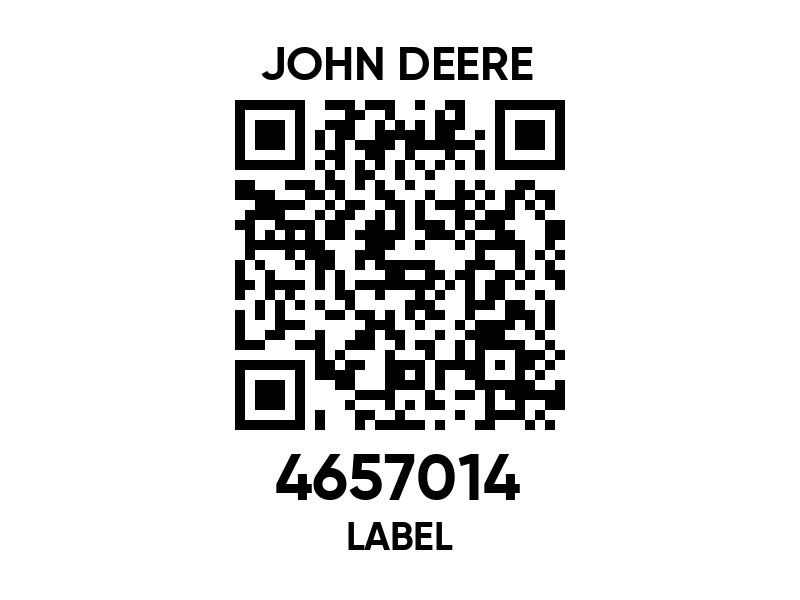 4657014 Label - John Deere spare part | 777parts.com