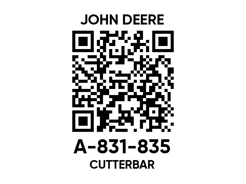 A-831-835 Cutterbar - a831835 - John Deere spare part | 777parts.com