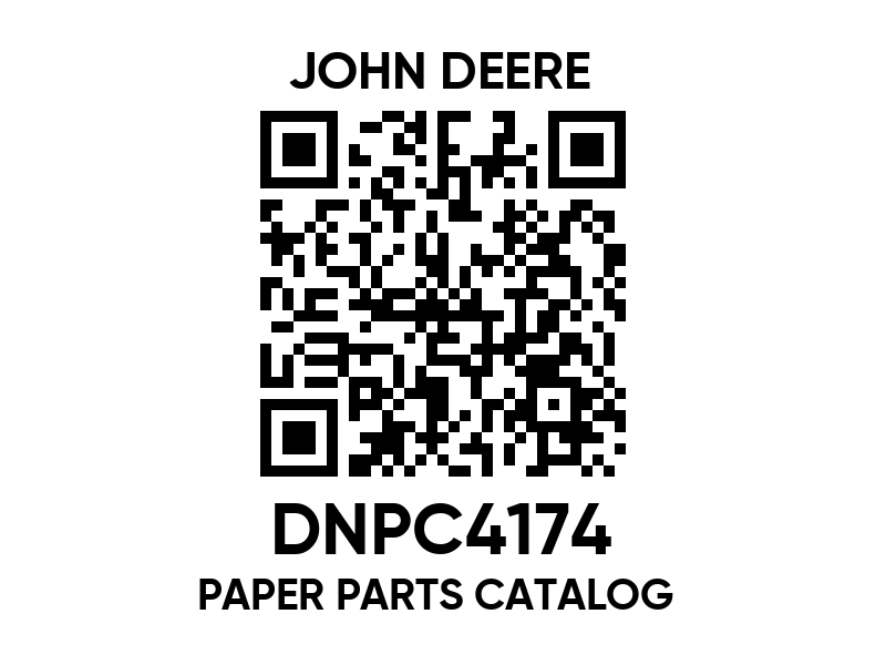DNPC4174 Paper Parts Catalog - John Deere spare part | 777parts.com