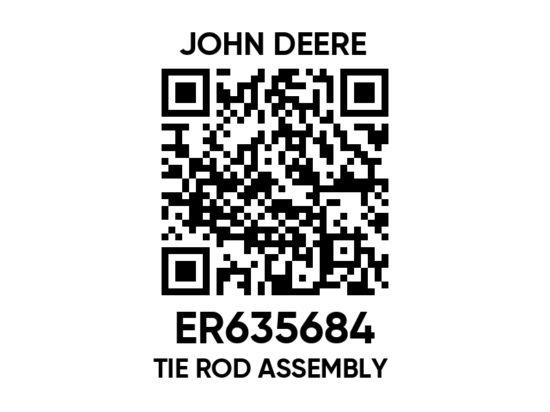 ER635684 Tie Rod Assembly - John Deere spare part | 777parts.com