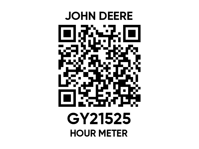 GY21525 Hour Meter - John Deere spare part | 777parts.com