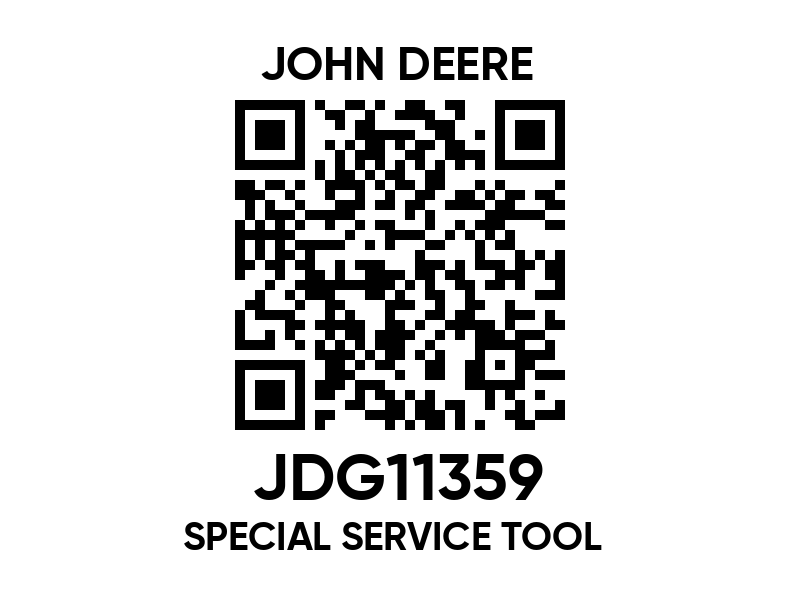 JDG11359 Special Service Tool - John Deere spare part | 777parts.com