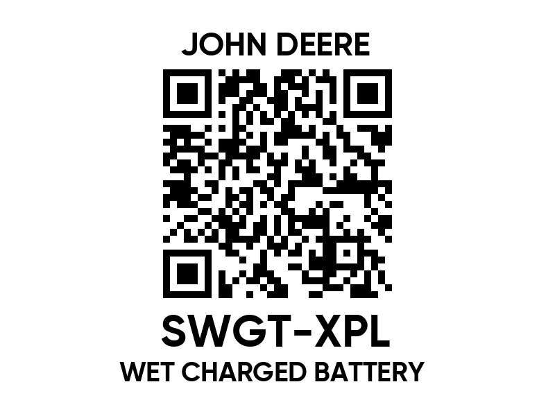 SWGT-XPL Wet Charged Battery - swgtxpl - John Deere spare part ...