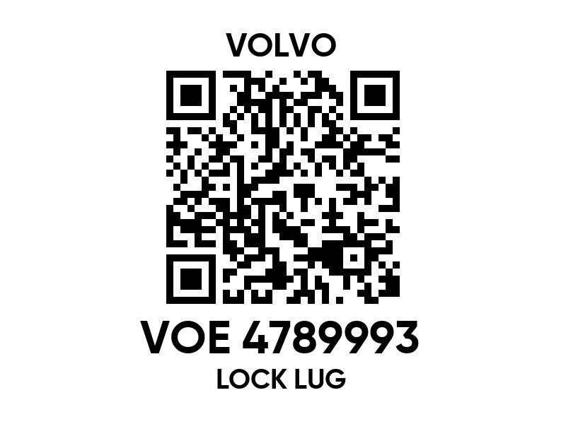 VOE 4789993 Lock Lug - 4789993 - Volvo spare part | 777parts.com
